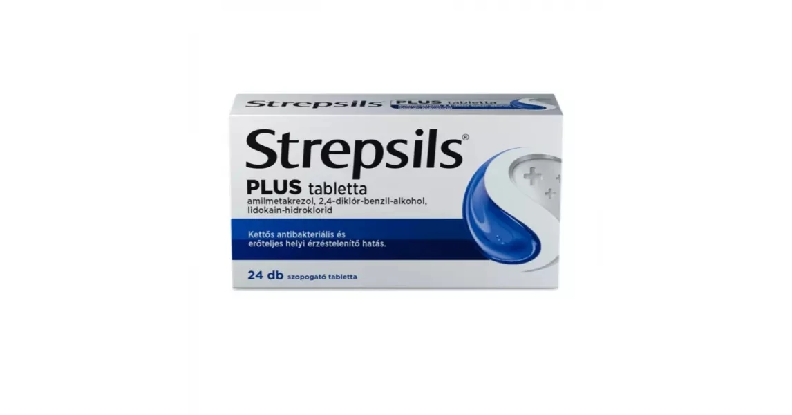 Strepsils Plus tabletta 24x