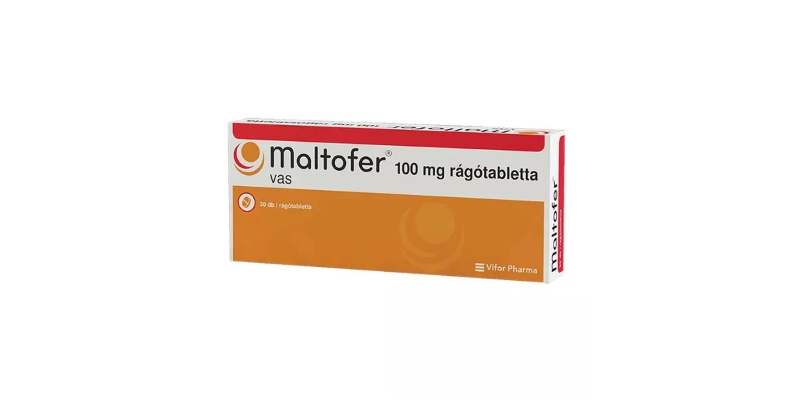 Maltofer 100 mg rágótabletta 30x