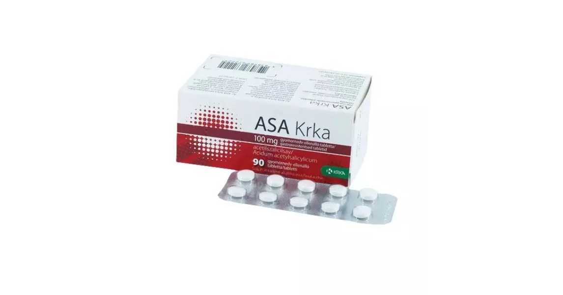ASA Krka 100 mg gyomornedv.ell.á. tabletta 30x