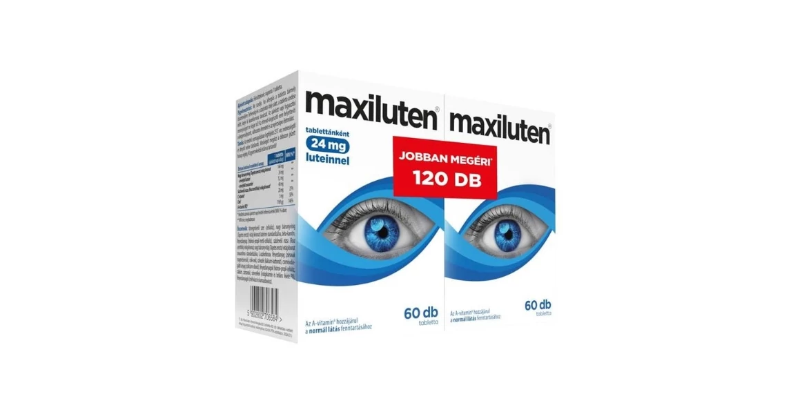 Maxiluten Lutein tabletta duopack 60+60