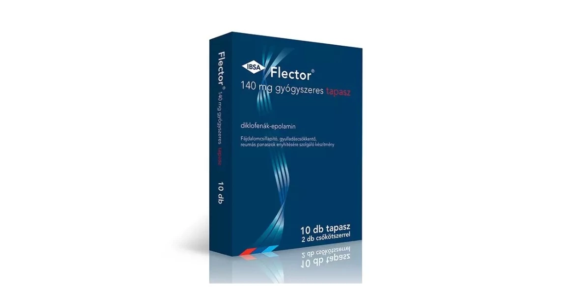 Flector 140 mg gyógyszeres tapasz +2 csőkötszer 10x