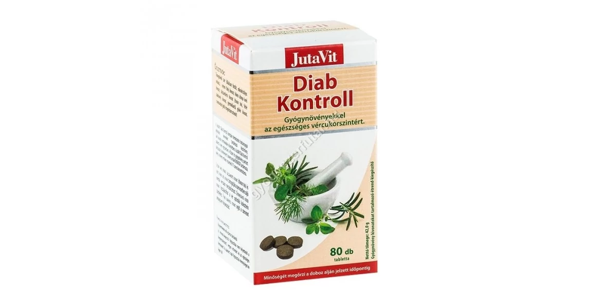 JutaVit Diabétesz Kontroll tabletta - Fogyókúra, Diabétesz - Gyógyszer ...