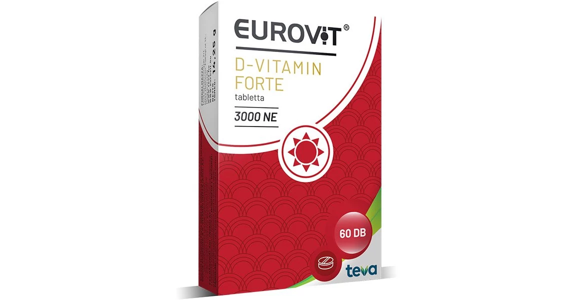 Eurovit D-vitamin Forte 3000 NE tabletta 60x