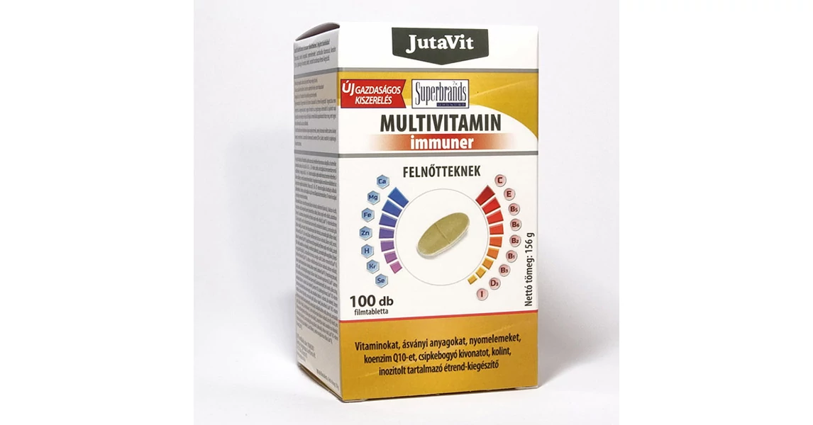 Jutavit Multivitamin Immuner felnőtteknek filmtabletta 100x