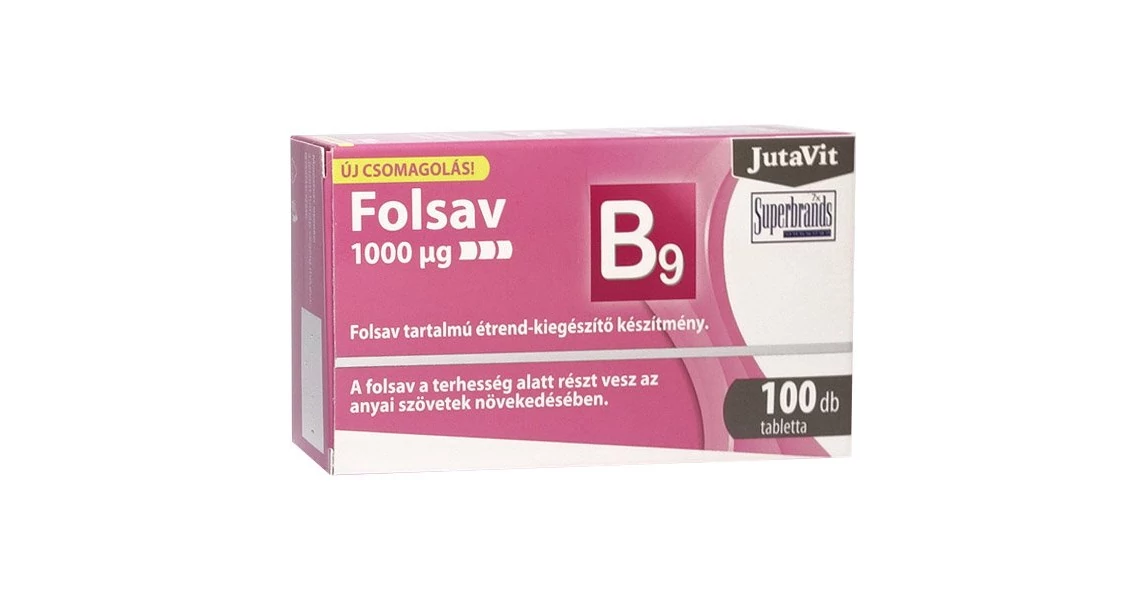 JutaVit Folsav 1000 mcg tabletta 100x