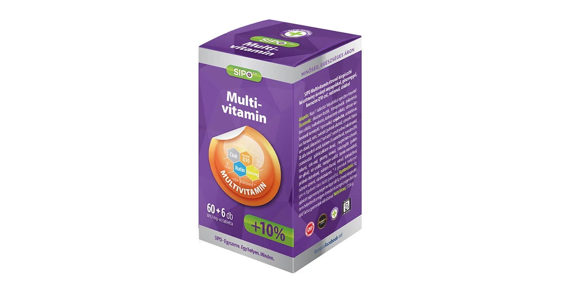 SIPO Multivitamin tabletta 66x