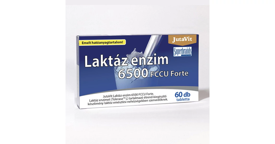JutaVit Laktáz enzim 6500 FCCU Forte tabletta 60x